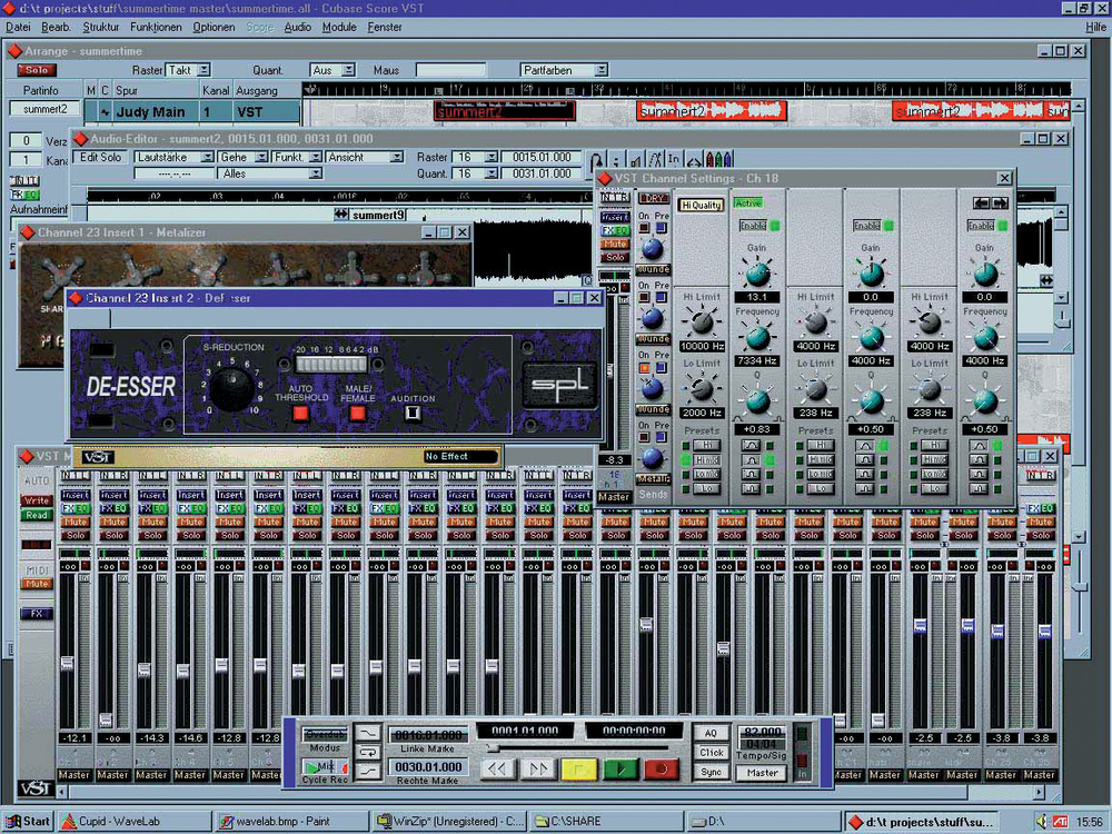 Optimise PC Internal Timing & Audio Recording With Cubase VST