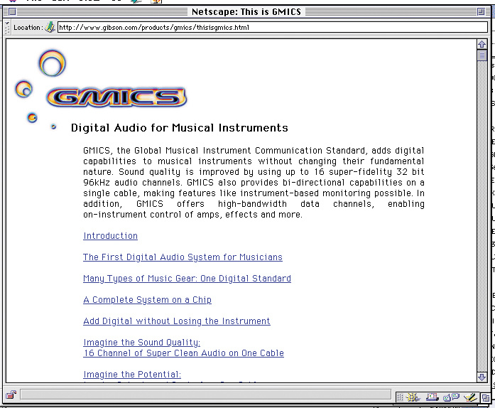 GIBSON: Introducing GMICS — New Digital Audio Connection Standard