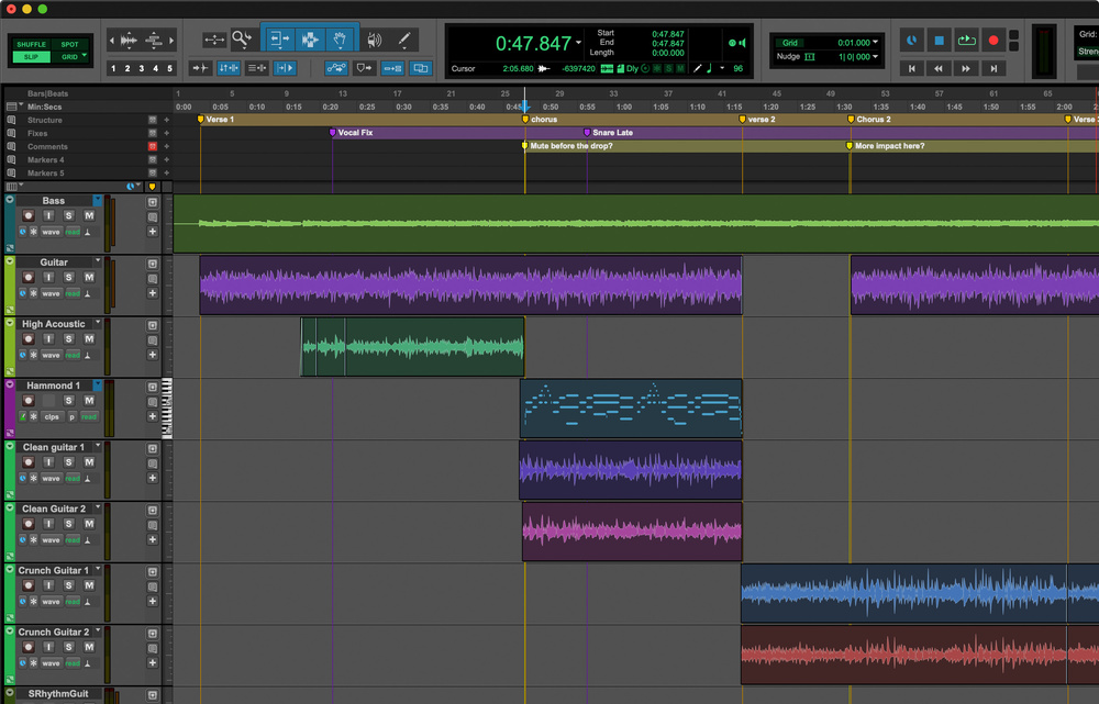 Pro Tools: Using Markers & Memory Locations