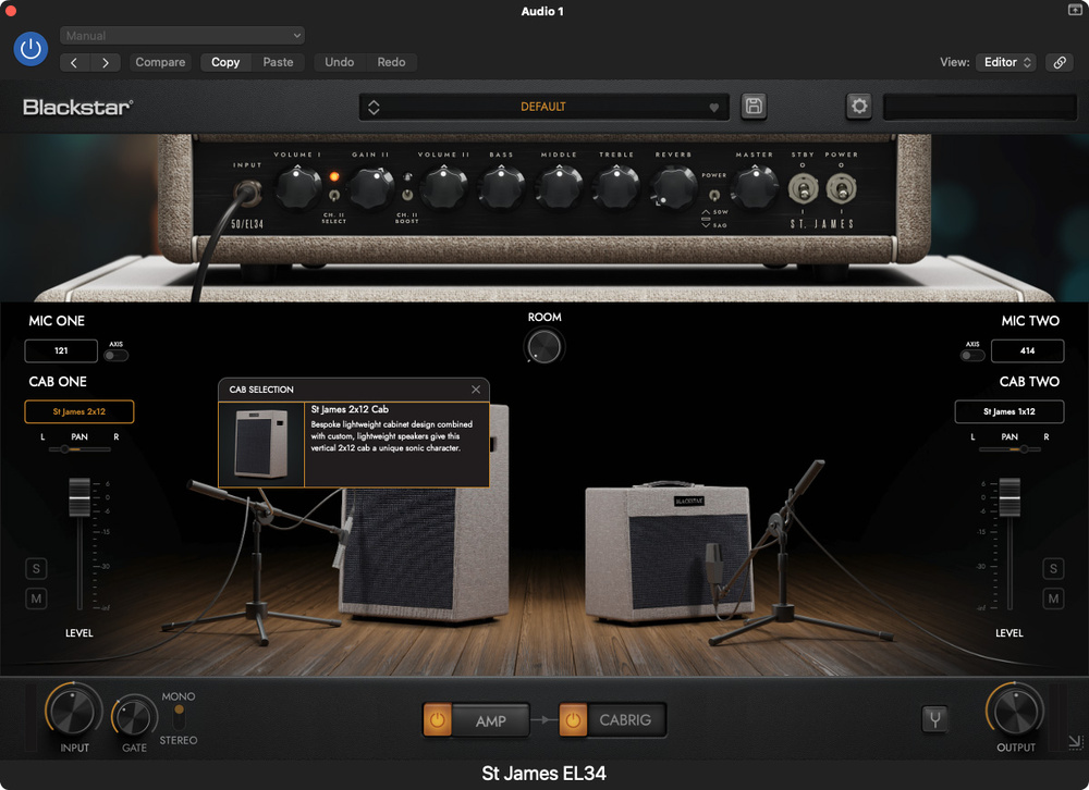 Blackstar St James Plugin EL34 & 6L6 Editions