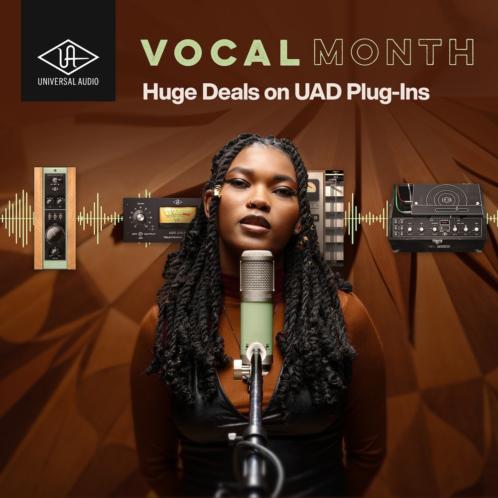 Universal Audio’s Vocal Month promotions